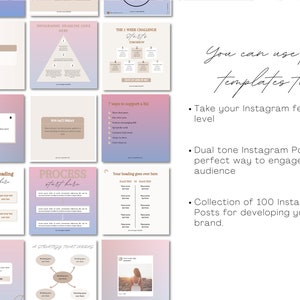 100 Charts and Notifications Reminders Coaching Instagram Post, Stories ...