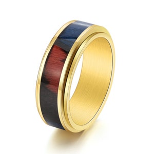 Custom Drop Bakelite Grain Spinner Stainless Steel Rings Sliver/gold ...