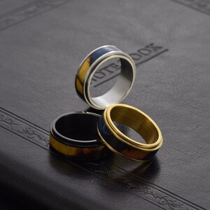 Custom Drop Bakelite Grain Spinner Stainless Steel Rings Sliver/gold ...