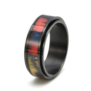 Custom Drop Bakelite Grain Spinner Stainless Steel Rings Sliver/gold ...