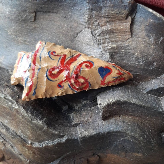 Mixed Painting Painted arrowhead Art & Collectibles etna.com.pe