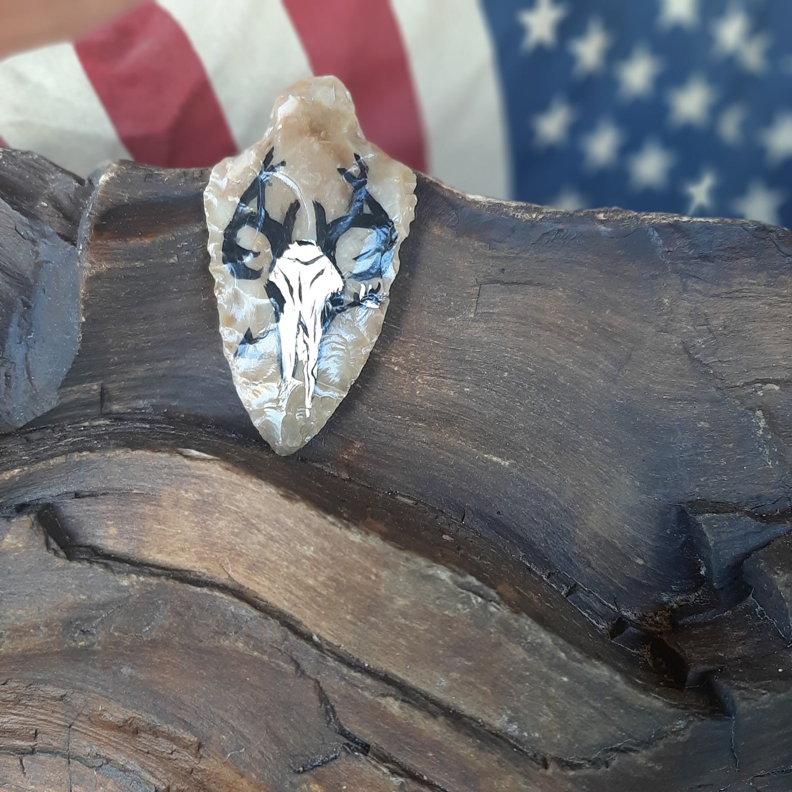 Hand Painted Arrowhead - Etsy