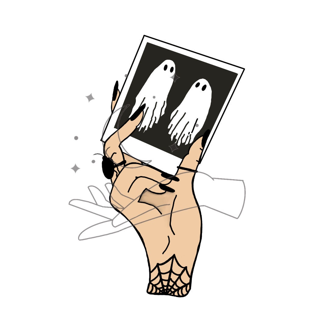 Paper Paper & Party Supplies Stickers beetlejuice ghost polaroid ...