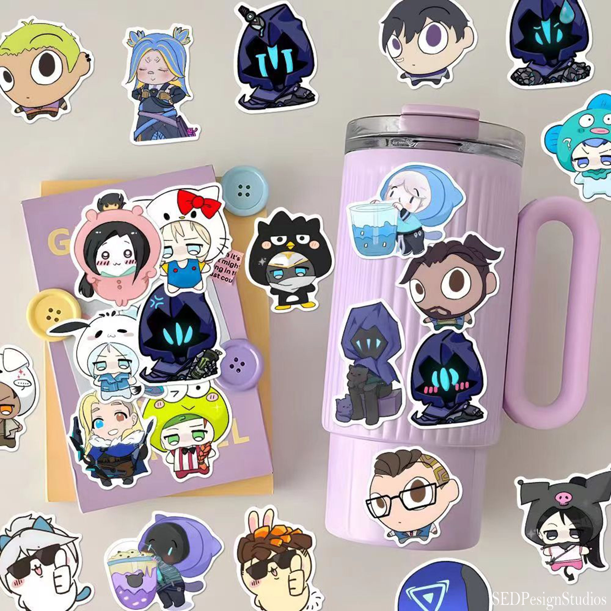 58 Cute Valorant Stickers,valorant Gekko,valorant Jett,cute Valorant ...