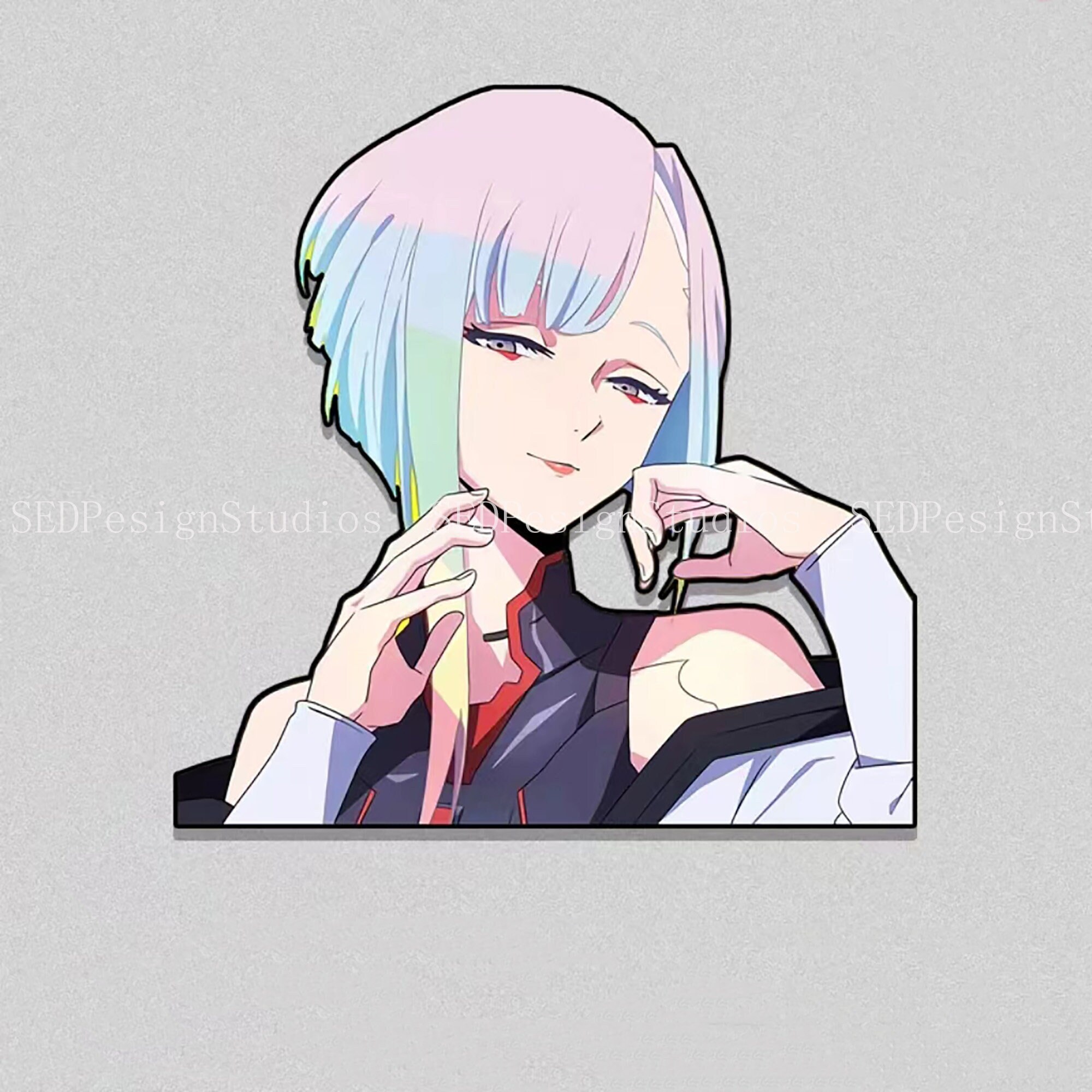 Cyberpunk 2077 Lucy Sticker-cyberpunk 2077 Sticker-laptop Stickers-car ...