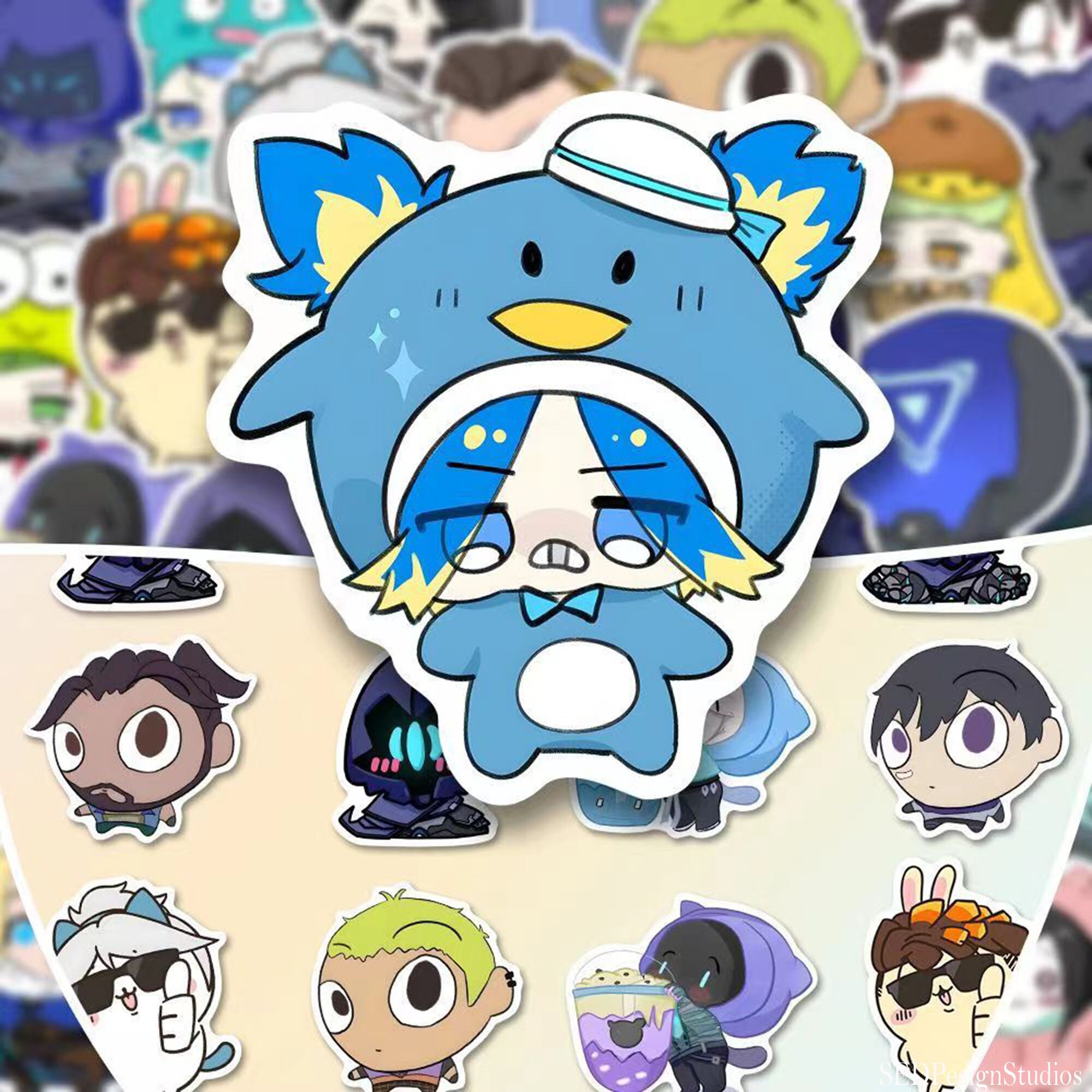 58 Cute Valorant Stickers,valorant Gekko,valorant Jett,cute Valorant ...