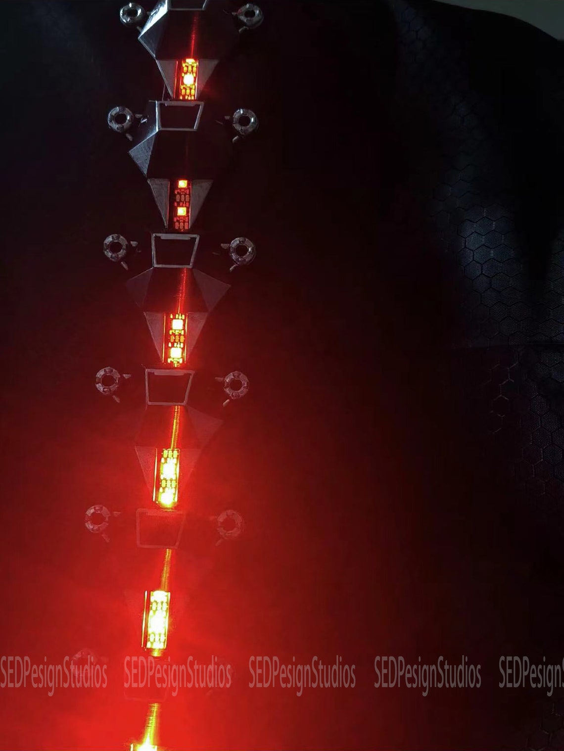 Cyberpunk Upgraded Version Back Spine Prop, Cyberpunk Cosplay Props ...