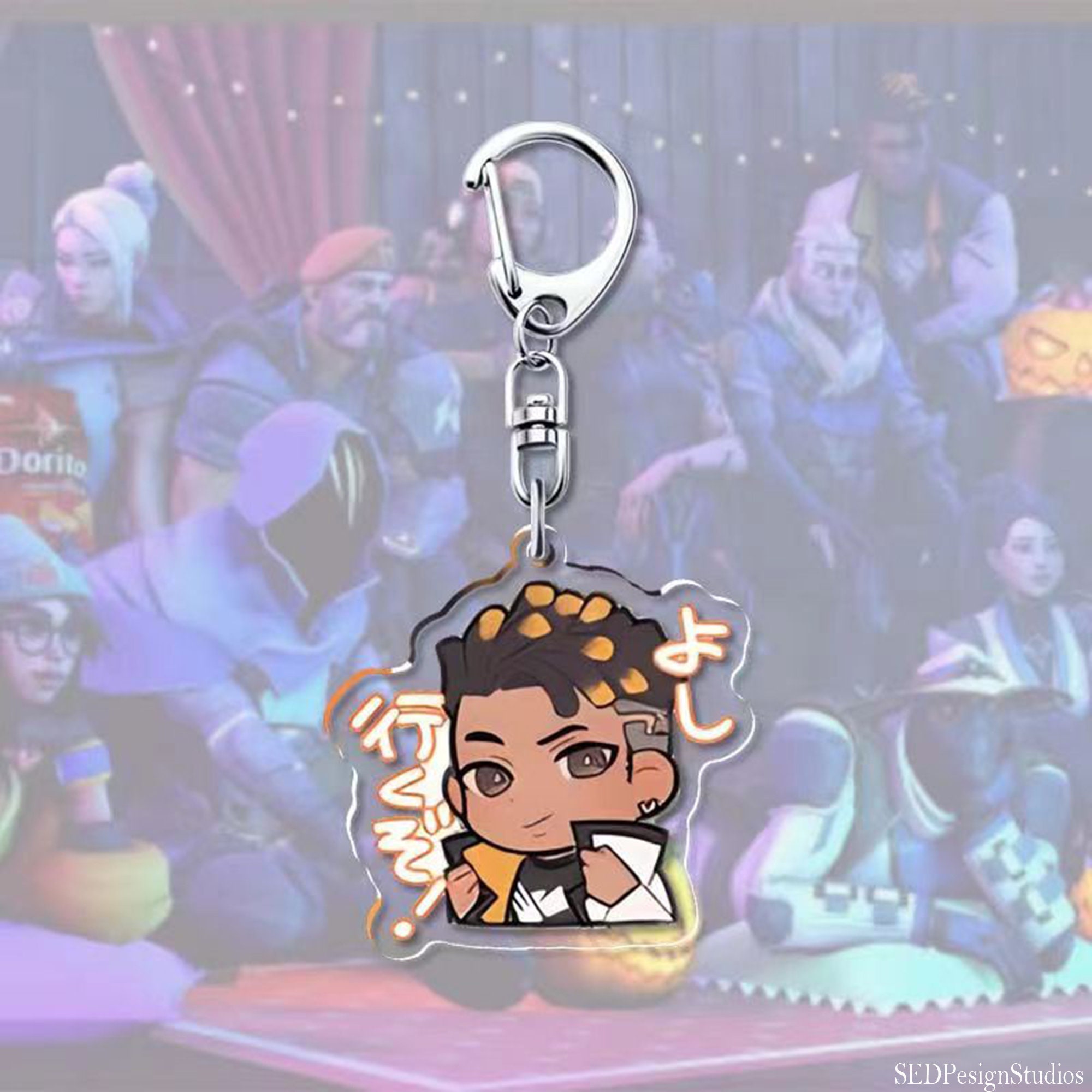 Valorant Keychain-valorant Jett-valorant Neon-10 Types of Keychains ...