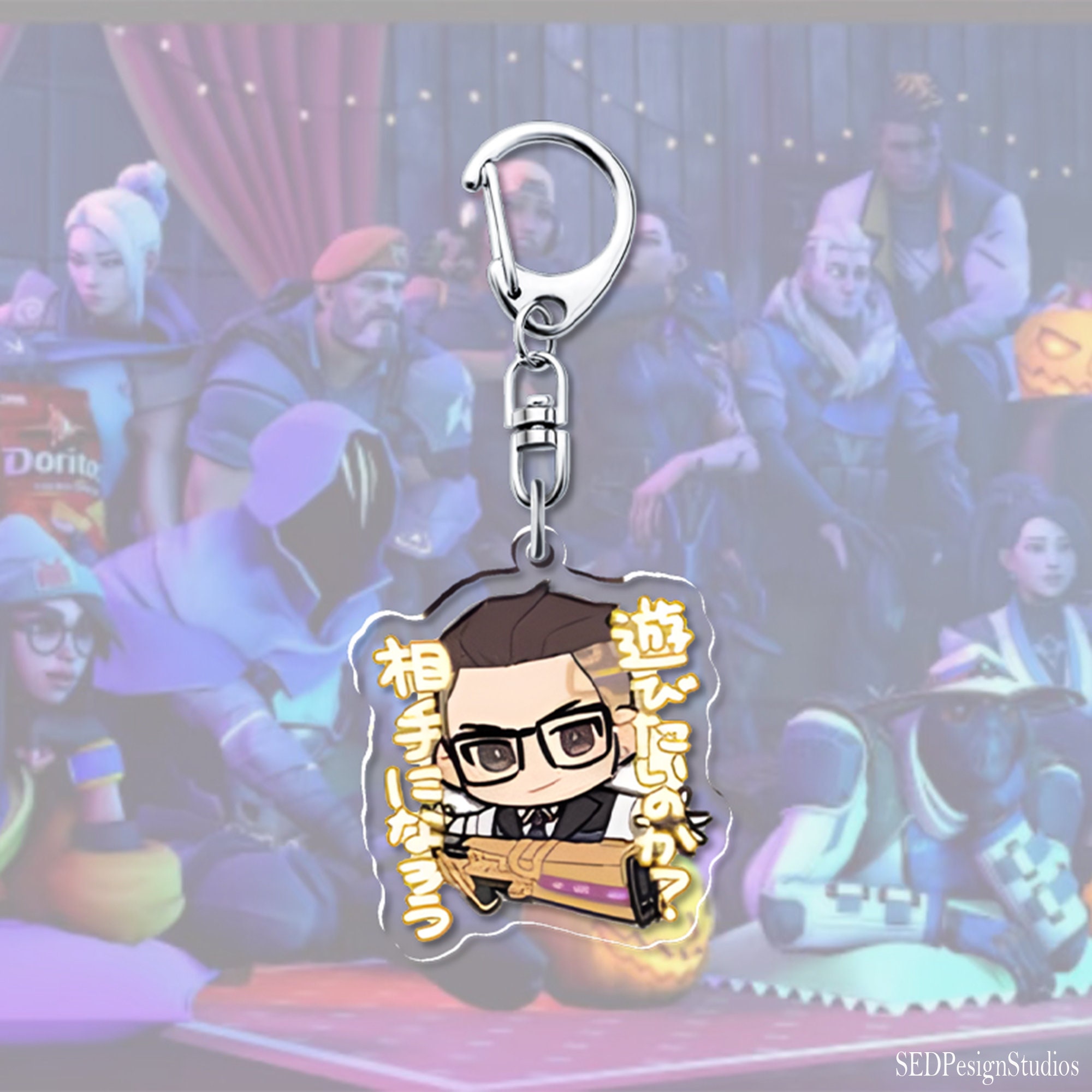 Valorant Keychain-valorant Jett-valorant Neon-10 Types of Keychains ...