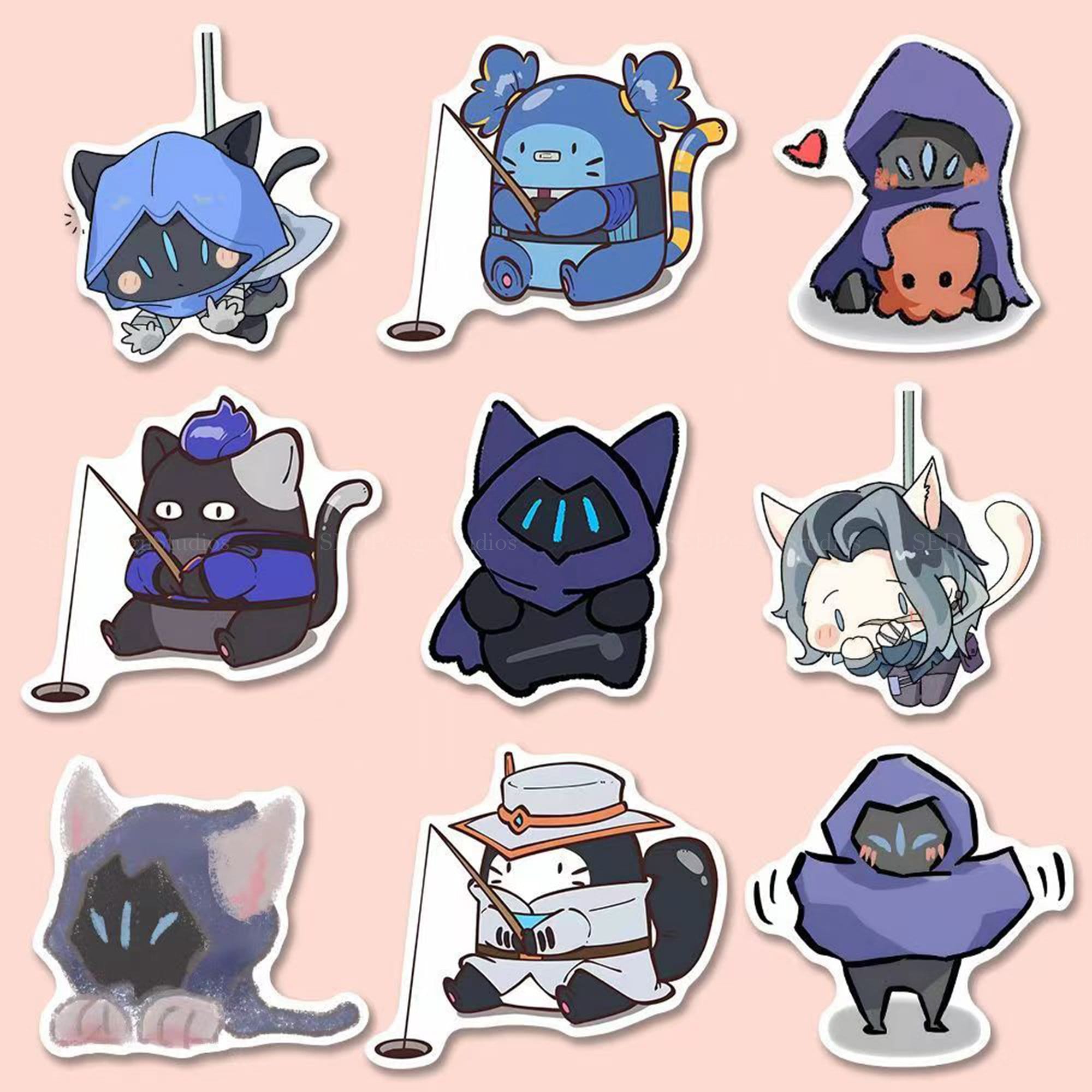 60 Cute Valorant Stickers,valorant Omen,valorant Jett,cute Valorant ...