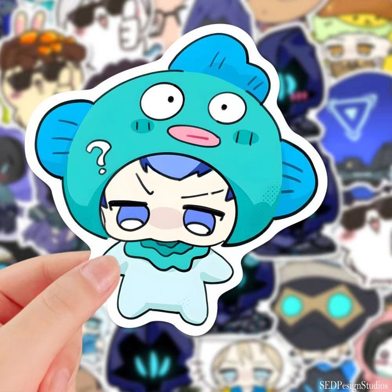 58 Cute Valorant Stickers,valorant Gekko,valorant Jett,cute Valorant ...