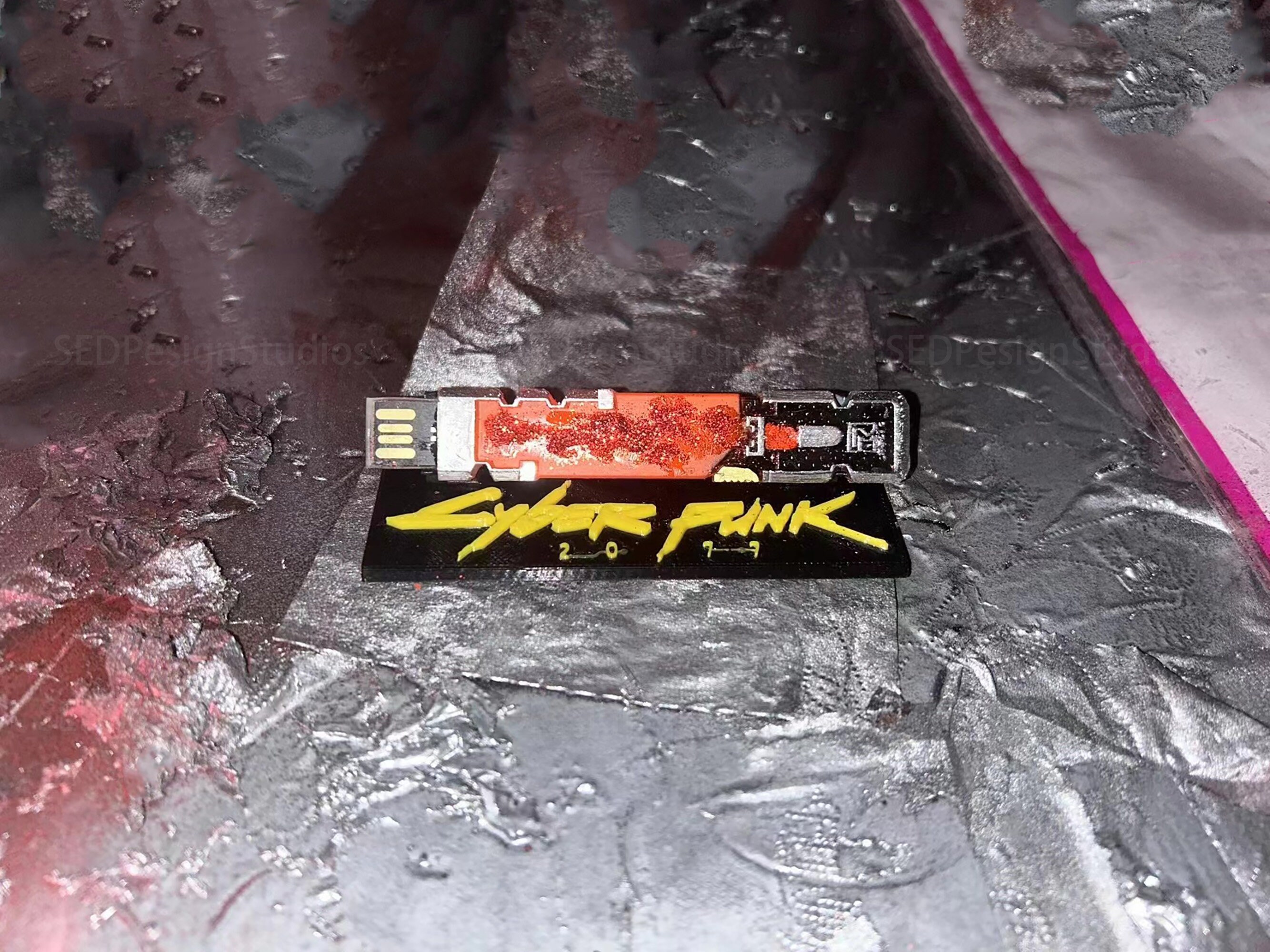 Newest Design-cyberpunk 2077 Relic Chip Usb-colorful Version-gift for ...