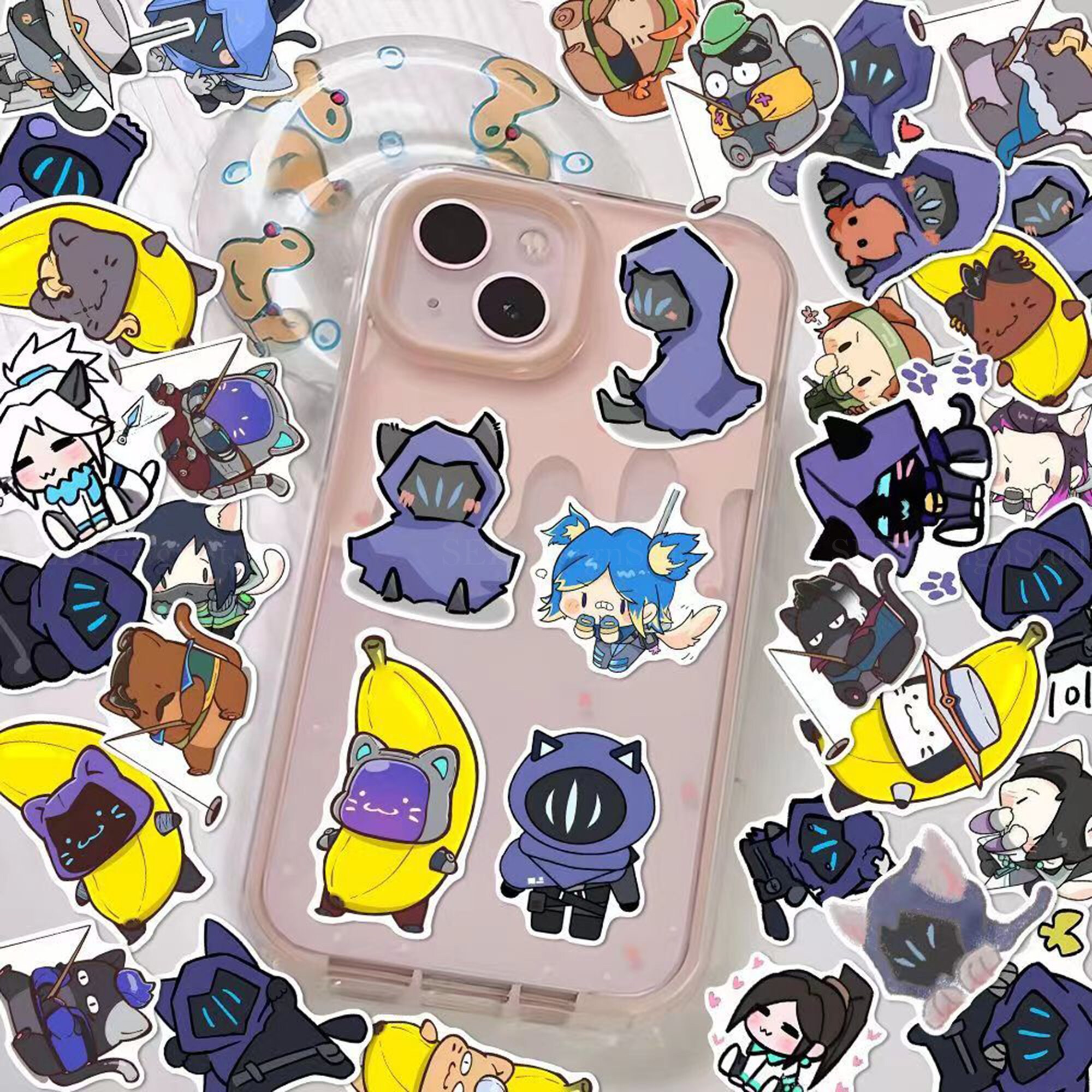 60 Cute Valorant Stickers,valorant Omen,valorant Jett,cute Valorant ...