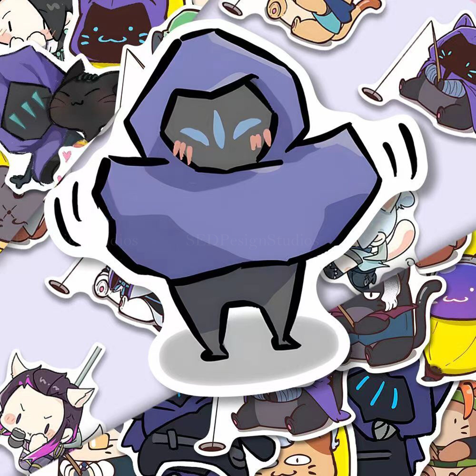 60 Cute Valorant Stickers,valorant Omen,valorant Jett,cute Valorant ...