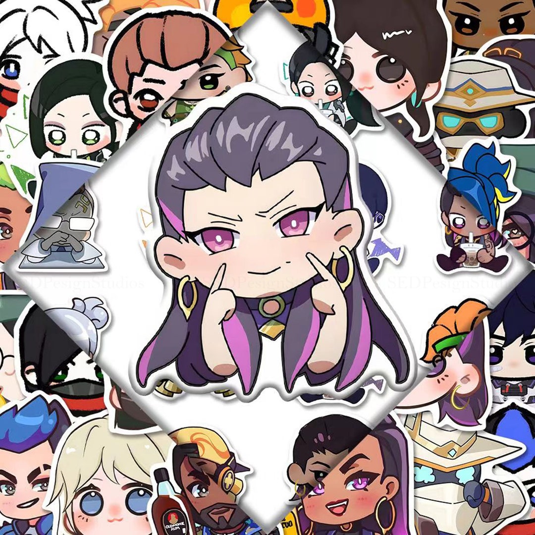 58 Valorant Cute Stickers,valorant Reyna,valorant Jett,cute Valorant ...