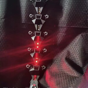 Cyberpunk Upgraded Version Back Spine Prop, Cyberpunk Cosplay Props ...