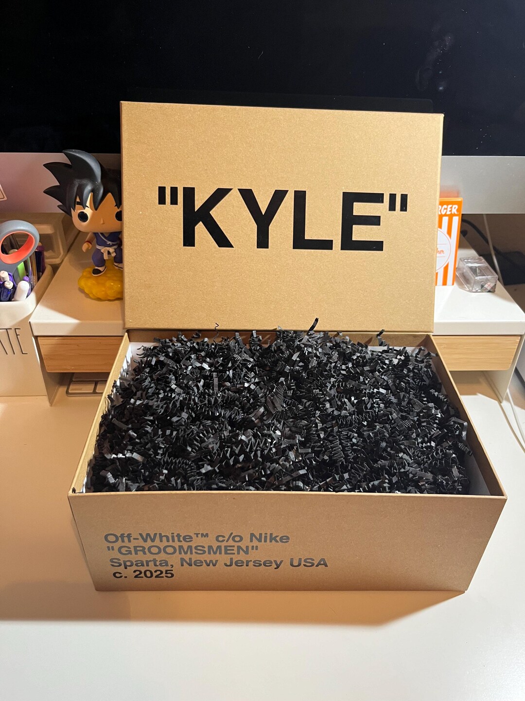 Groomsmen Proposal Box Custom, Sneakers, Shoe Box, Sneaker Box, Off ...