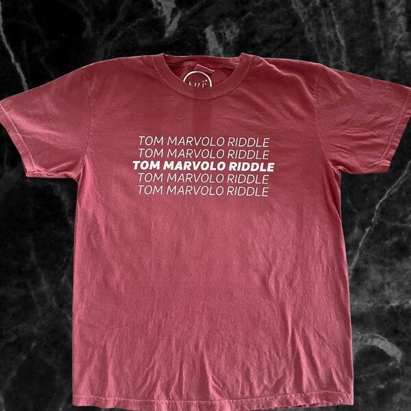 Tom Riddle Shirt - Etsy