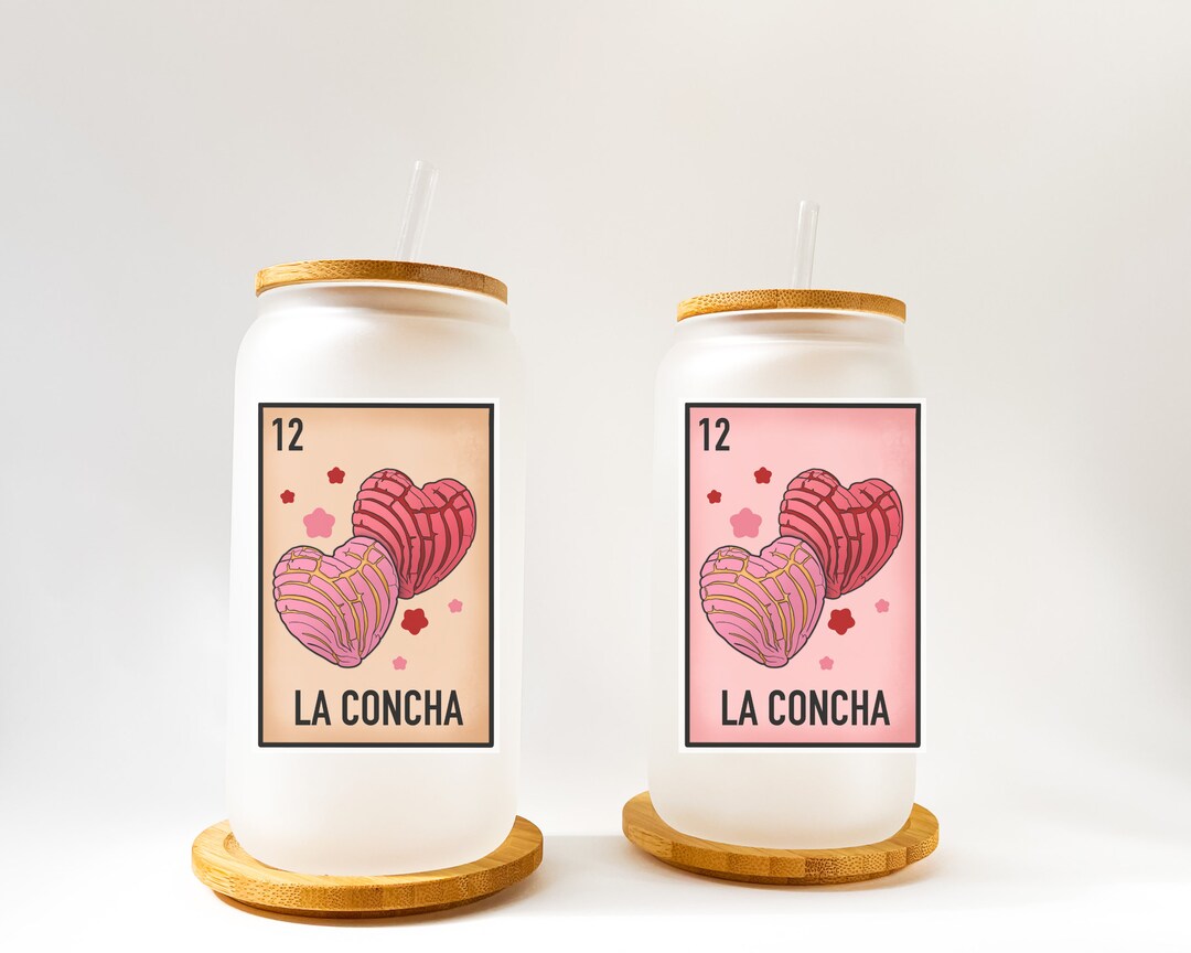 La Concha Loteria Cafecito 16oz Gift for Her Birthday - Etsy