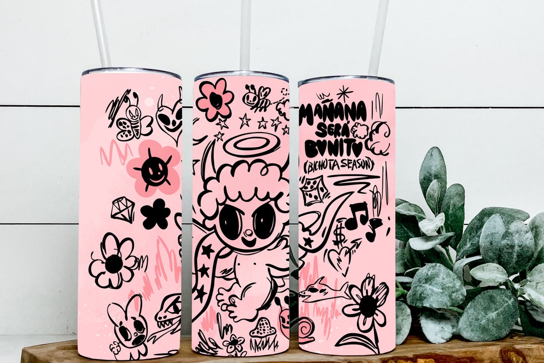 Bichota Season, Karol G, Manana Sera Bonito, Graphic Tumbler, Pink and ...