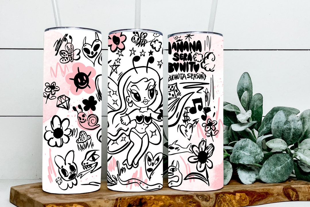 Bichota Season, Karol G, Manana Sera Bonito, Graphic Tumbler, Pink and ...