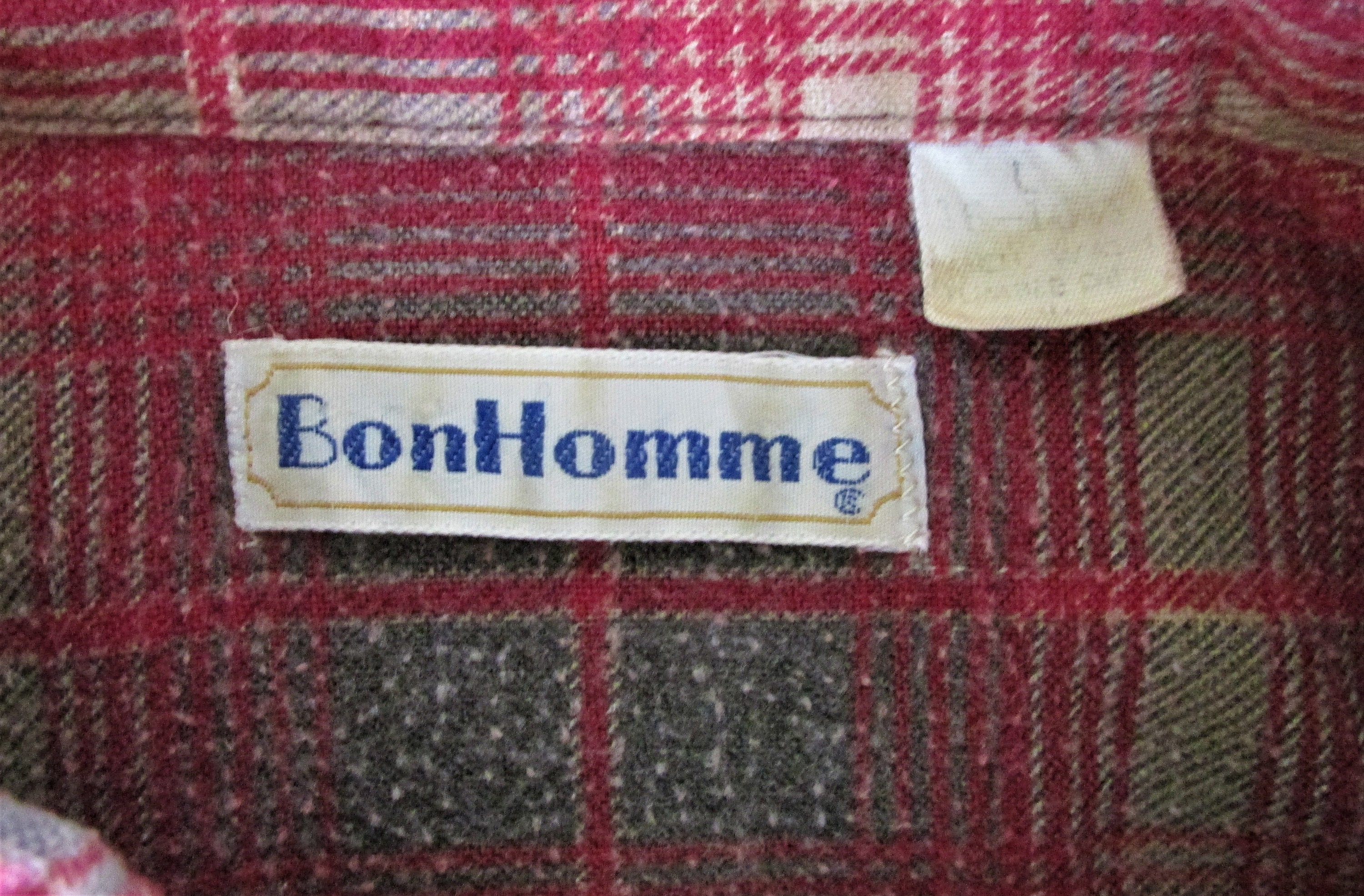 Bon Homme Vintage Men's Western Cotton Flannel Shirt Size Large - Etsy