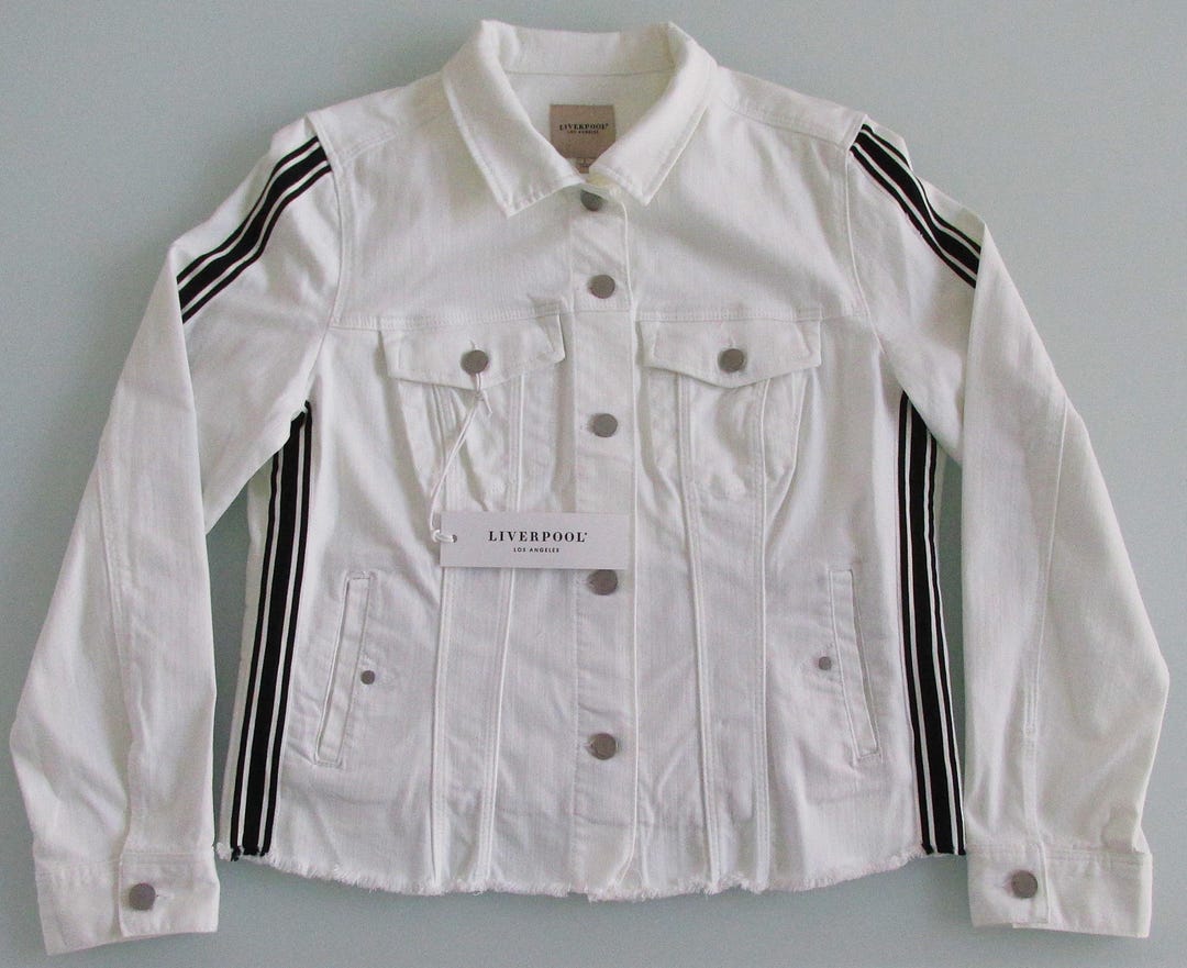 Liverpool (NWT) Women's Denim Jacket Size Large - Etsy