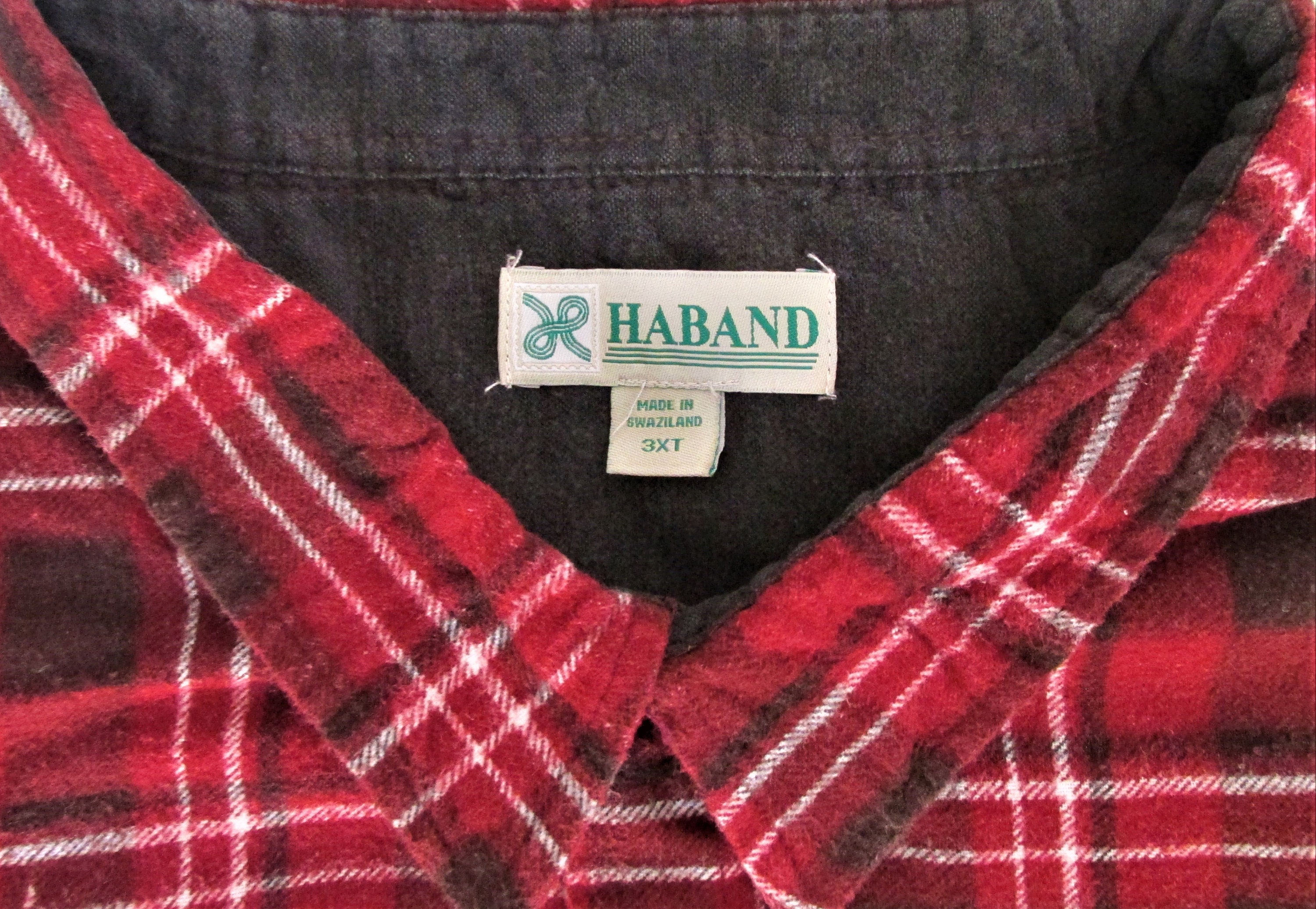 Haband Men's Cotton Flannel Shirt Size 3xl-tall - Etsy