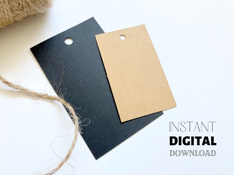 PRINTABLE Blank Tags Product Price Tags Gift Tags Template - Etsy