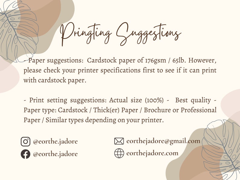 Printable Handmade With Love Tags: DIY Product Packaging (PDF) - Etsy