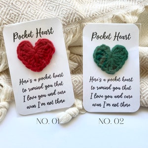 POCKET HUG, Pocket HEART Token, Love Message, Thoughtful and ...