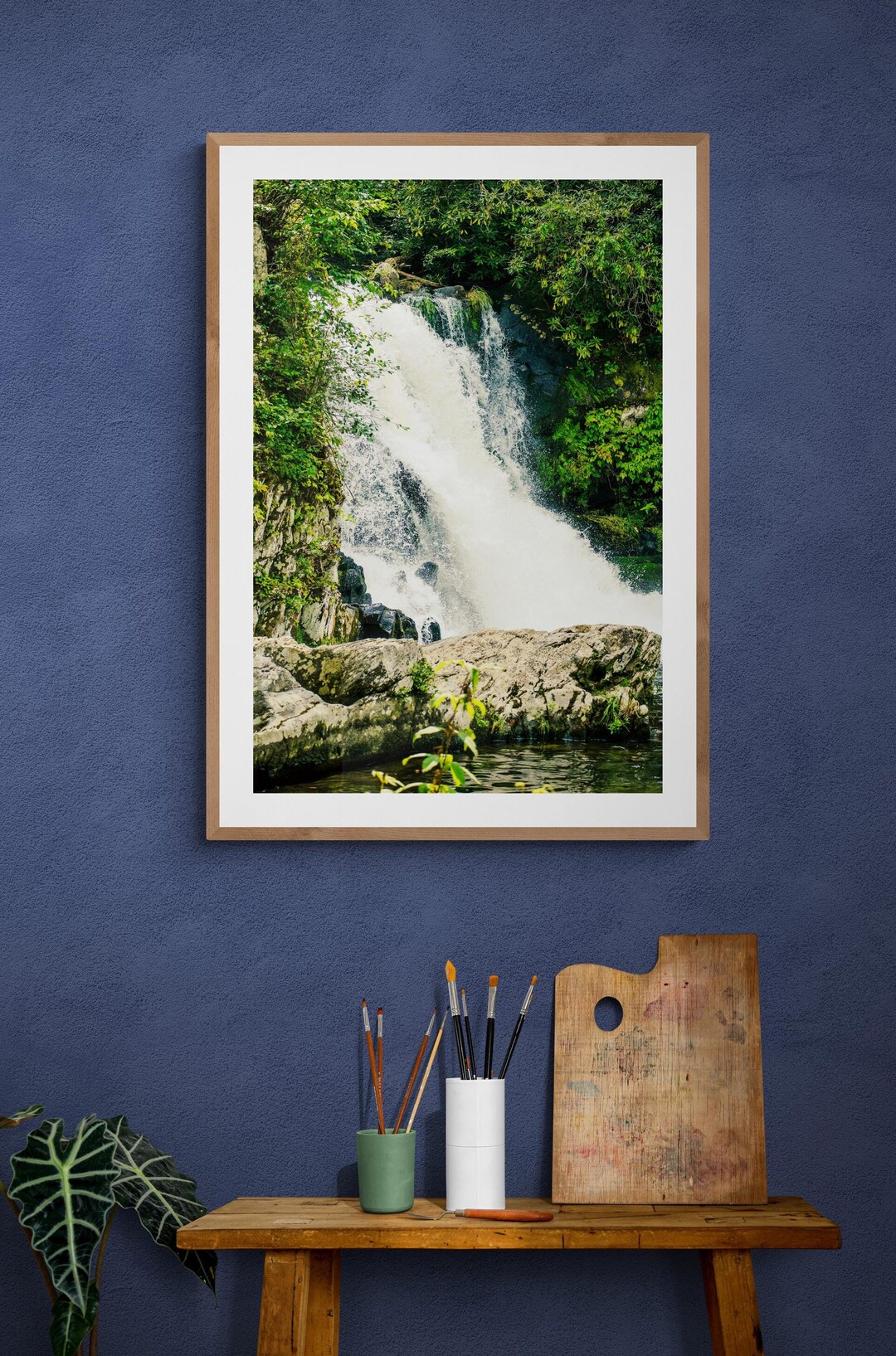 Large Print of a Waterfall on A Sunny Day Photography Print Outdoor ...