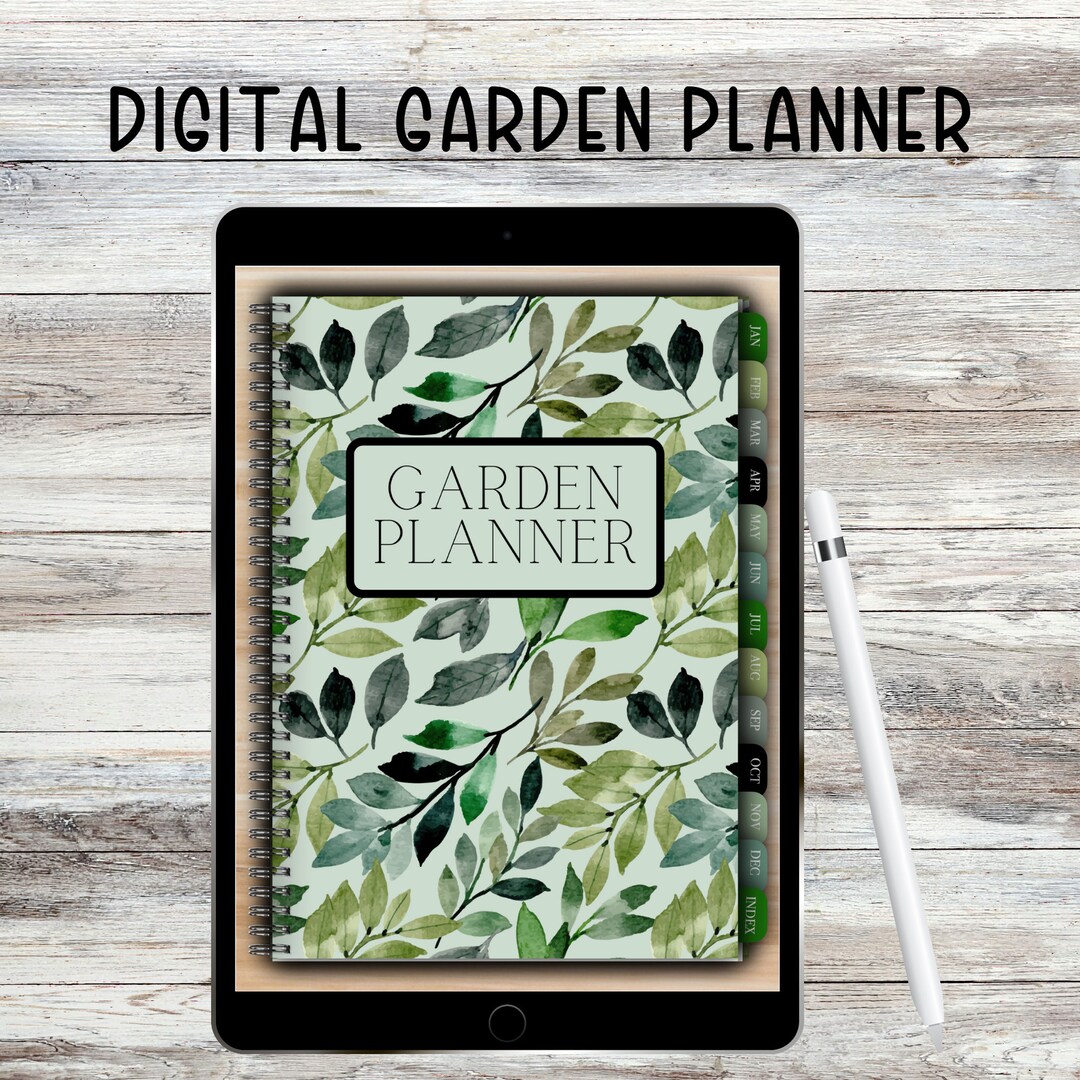 Digital Garden Planner, Gardening Planner Digital, Garden Journal ...
