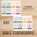 32 Printable Bible Flashcards, Bible Verse Cards, Printable Flash Cards ...