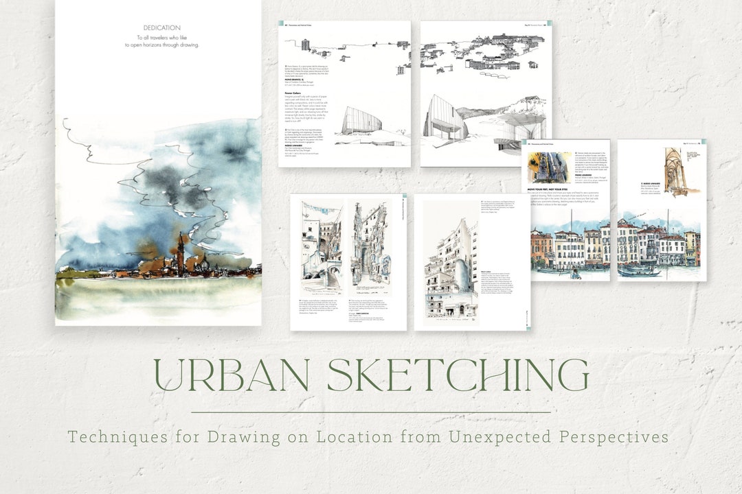 E-BOOK | the Urban Sketching Handbook - 112pages | Techniques ...