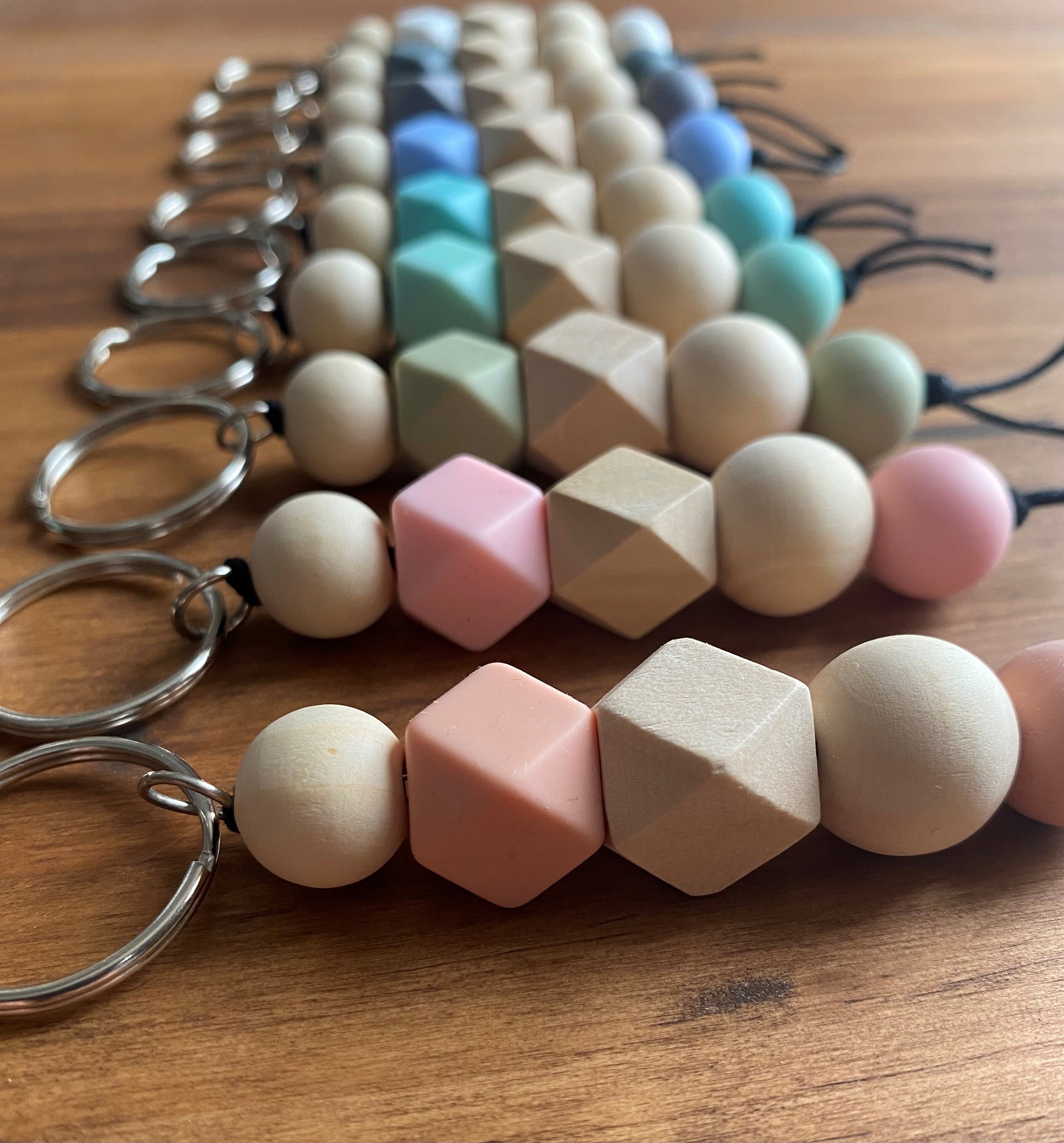 Initial Keychain - Etsy