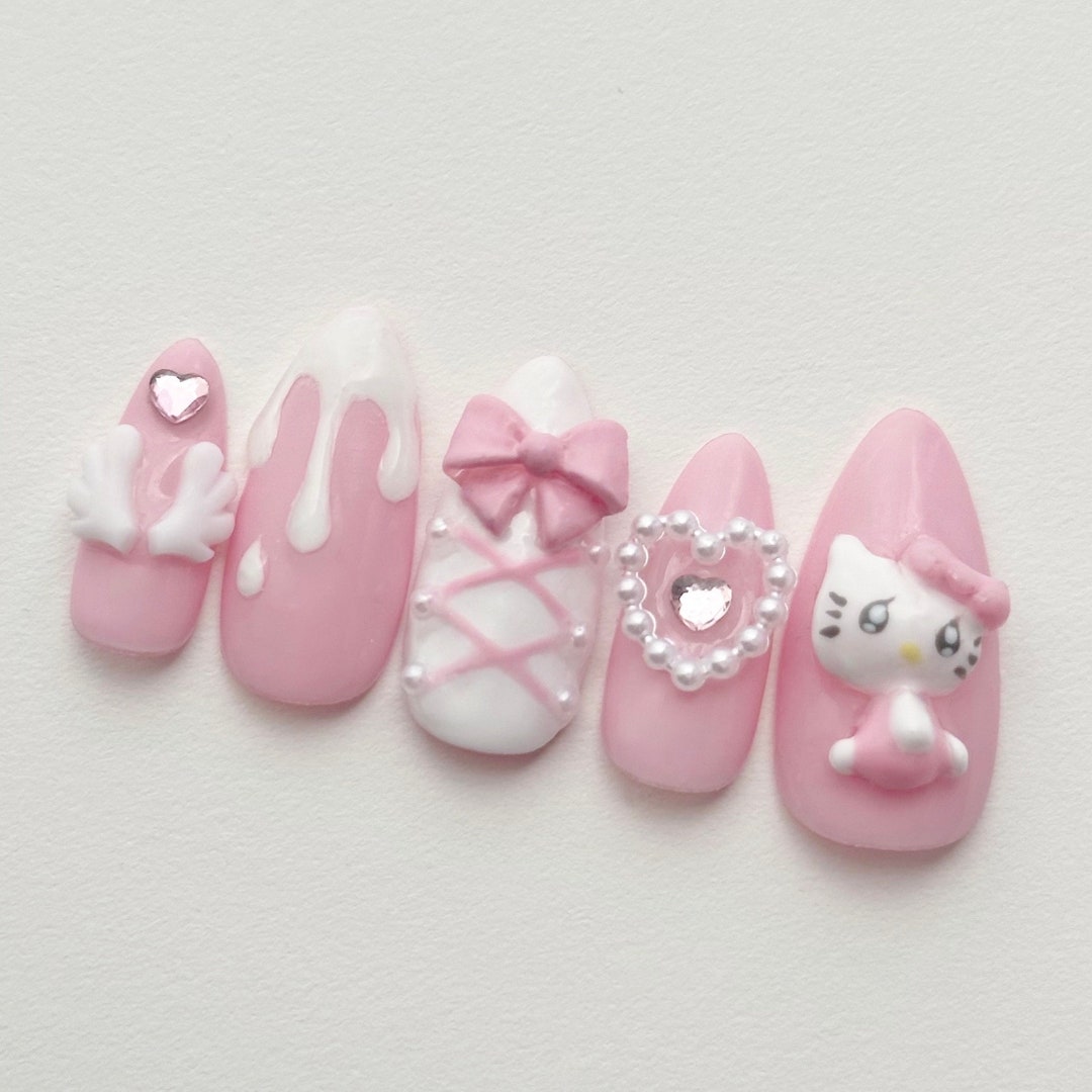 Kitty Pink Girly Set - Etsy