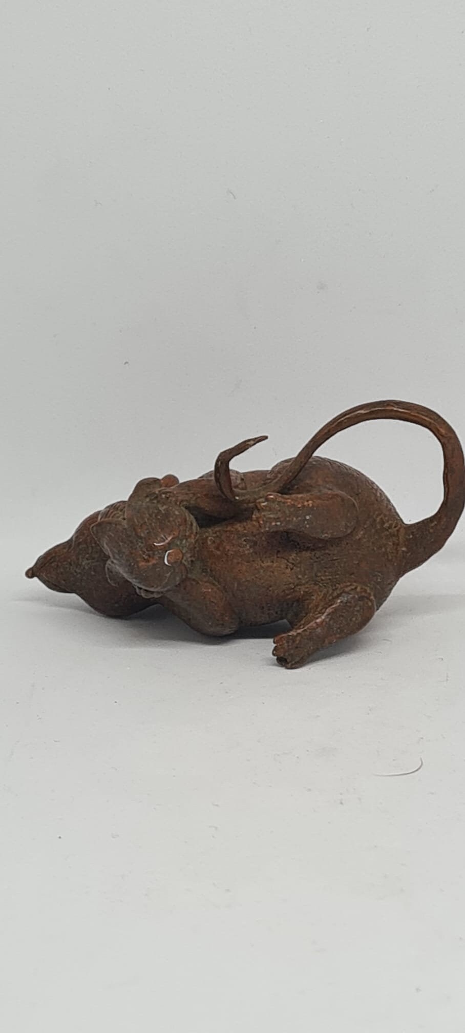 Japanese Bronze Rat - Etsy