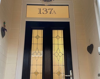 Window Decal House Numbers - Etsy