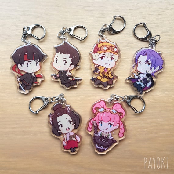 The Great Ace Attorney / Dai Gyakuten Saiban Keychains | Etsy