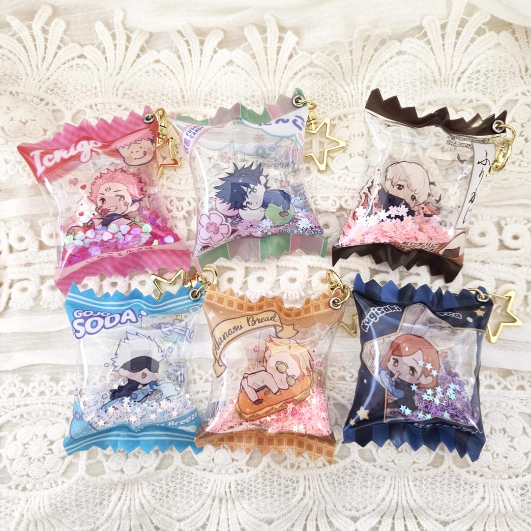 Cursed Candy Snack Bag Charms - Etsy