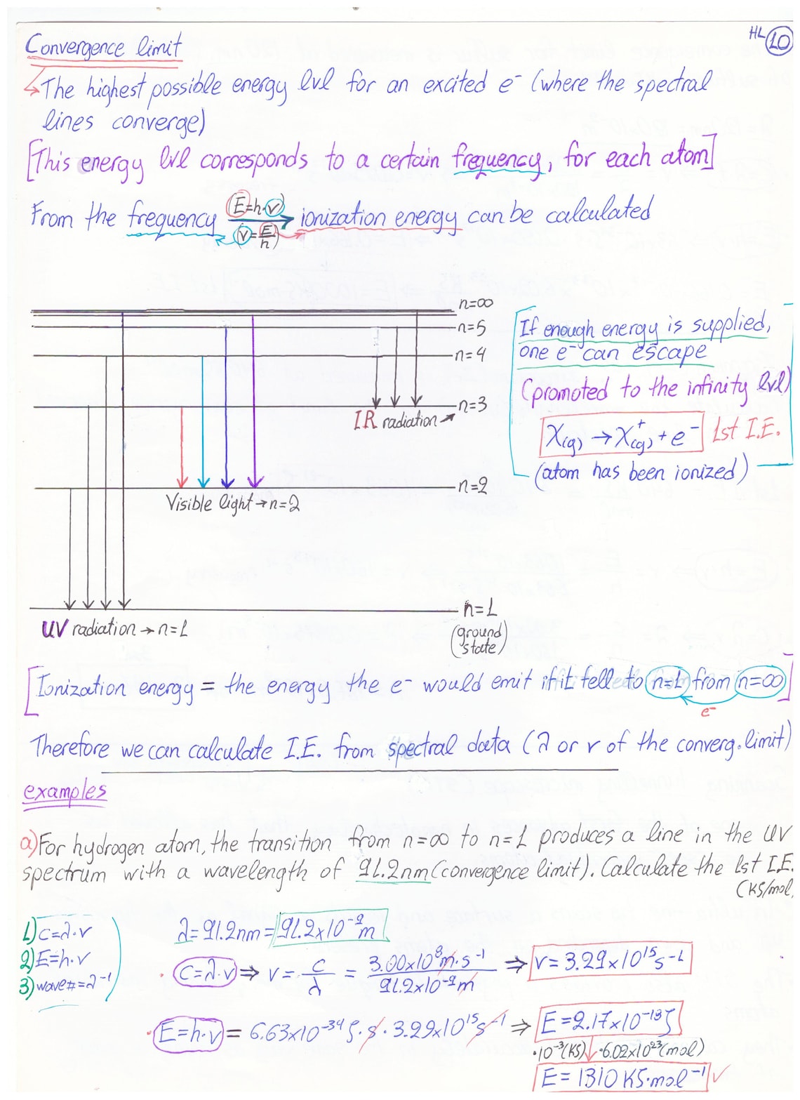 IB Chemistry Study Notes With Exercises and Examples HL and SL ...