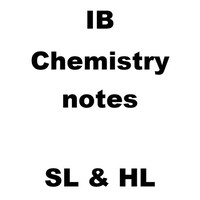 IB Chemistry Study Notes With Exercises and Examples HL and SL ...