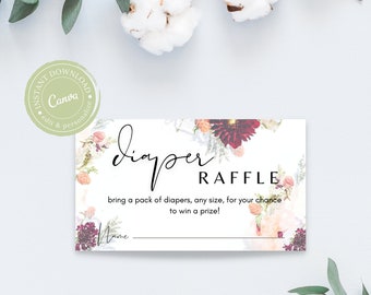 Pink Raffle Ticket | Etsy