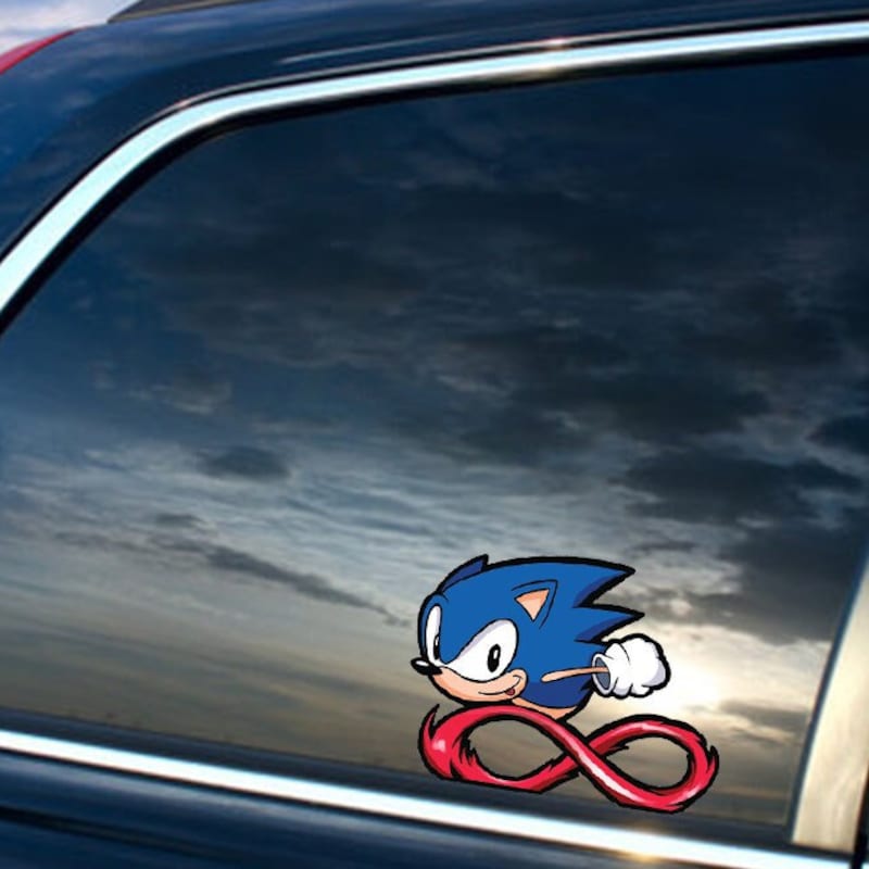 Sonic the Hedgehog Car Stickers - Etsy UK