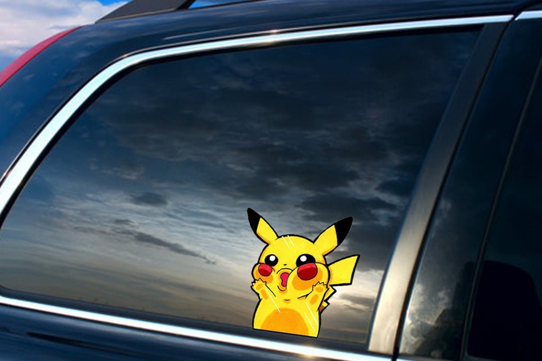Pika Splat! Peeker Vinyl Sticker - Etsy