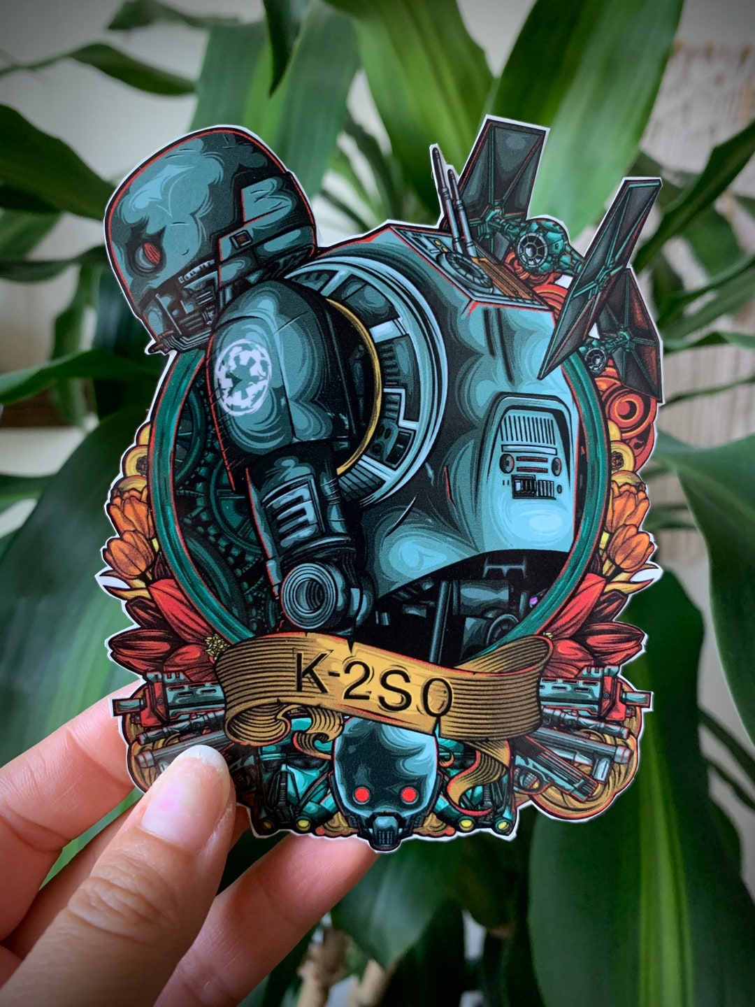 Robot Vinyl Sticker - Etsy