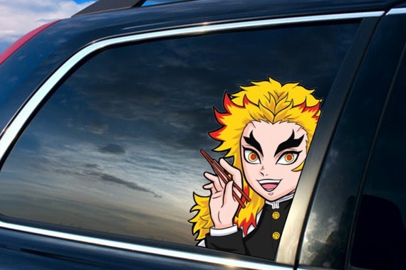 Anime Boy Peeker Vinyl Sticker 5 | Etsy