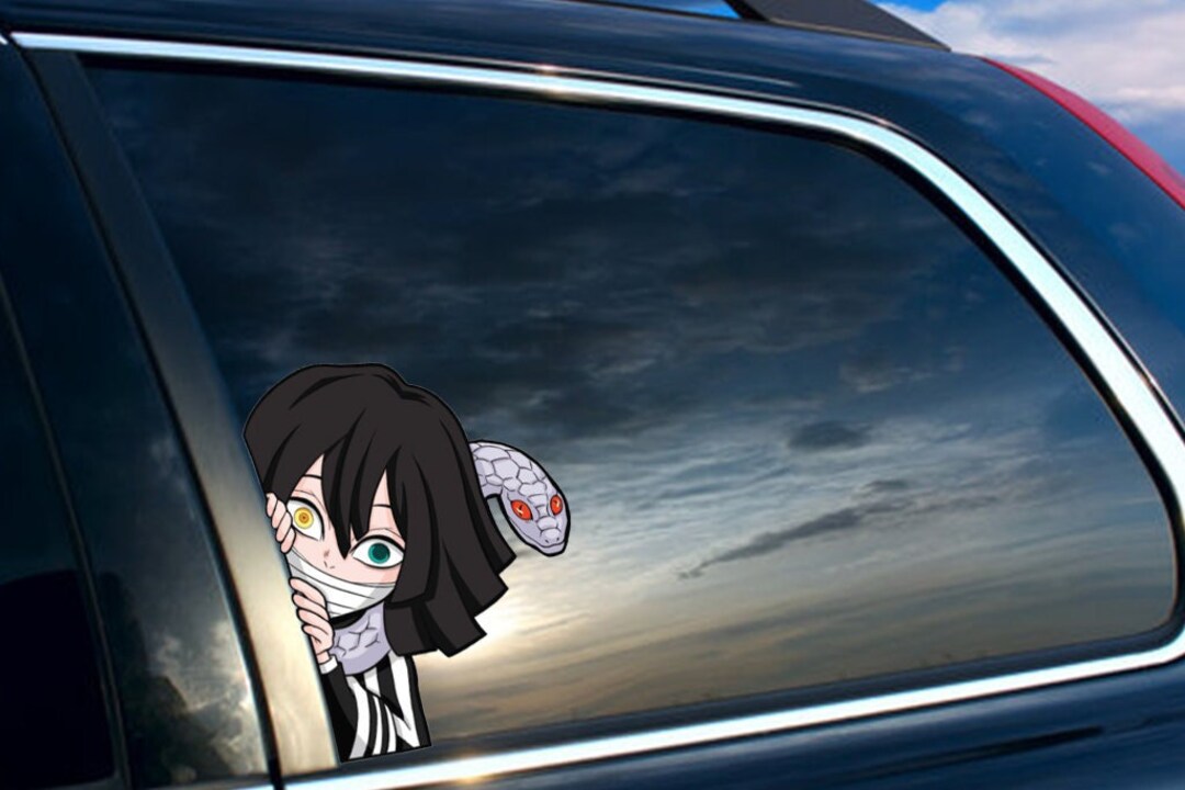 Anime Boy Vinyl Peeker Sticker (#3) - Etsy