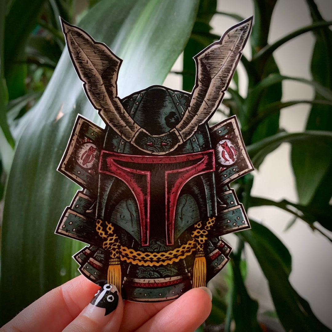 Boba Ronin Vinyl Sticker - Etsy